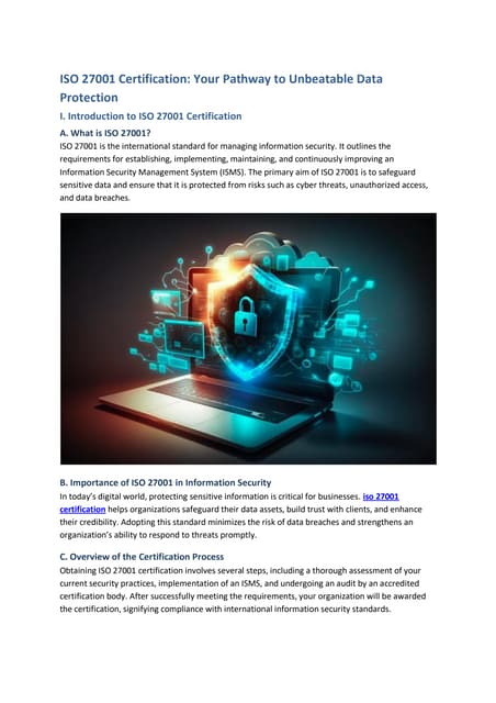 ISO 27001:2022 Introduction | PDF | Operating Systems | Computer Software and Applications