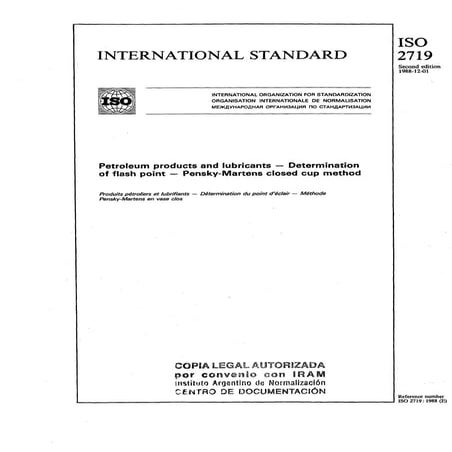 Iso 2719 | PDF