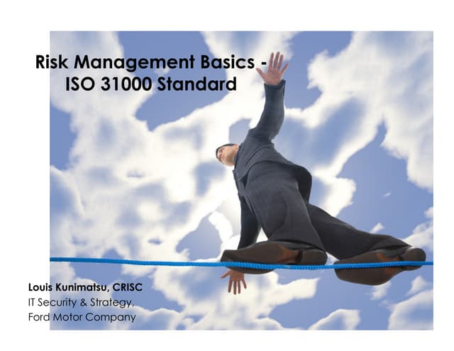 ISO 31000 Risk Management | PDF
