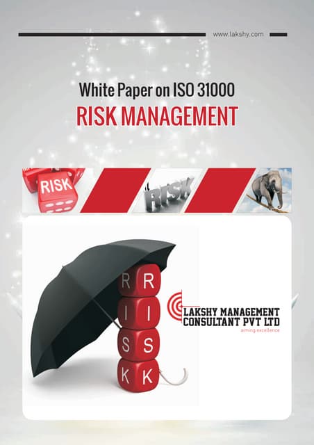 Implementing a Risk Management System based on the ISO 31000 | PPT ...