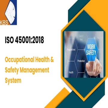 ISO 45001-2018 OHSM Training KBS Certification | PDF