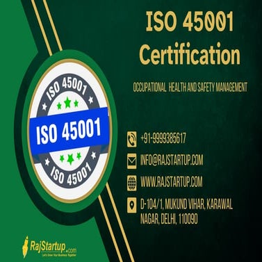 Complete Guide on ISO 45001 Certification | PDF