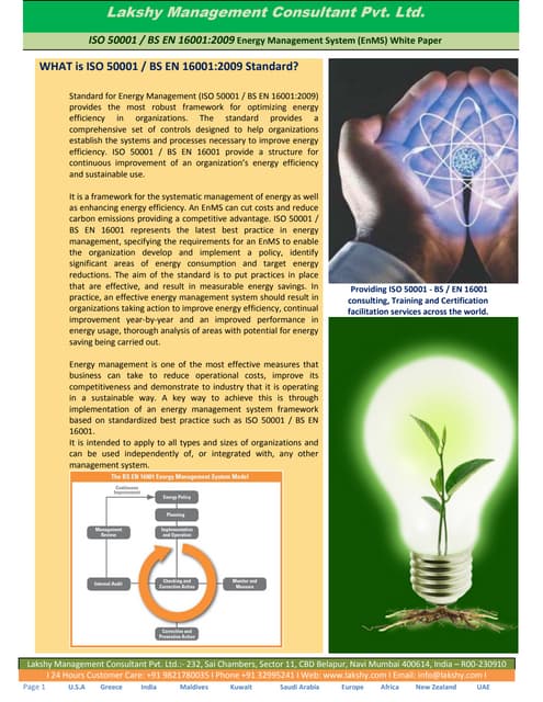 ENERGY MANAGEMENT AWARENESS & TRAINING PROGRAM | PPT