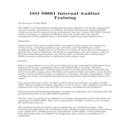 ISO 50001 Internal Auditor Training.ppt
