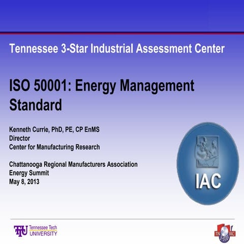 ISO 50001 Energy Management Standard | PDF