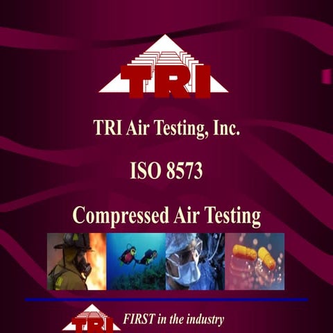 ISO 8573 Compressed Air Testing | PPTX