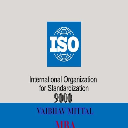 Iso 9000 | PPT