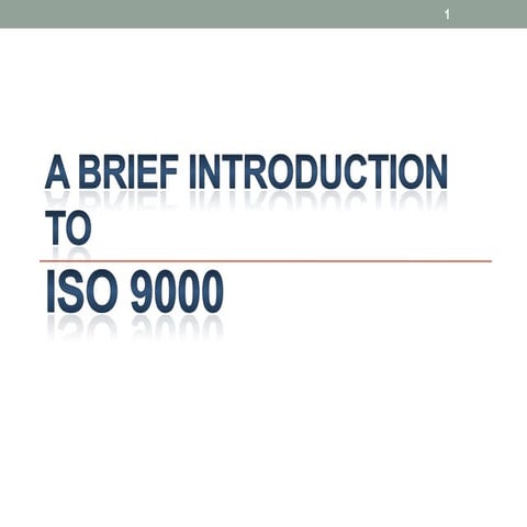 Iso 9000 new | PPT