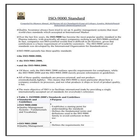 ISO 9000 pdf | PDF