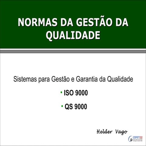 Iso9000 qs9000 | PPT