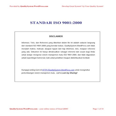 Iso 9001 | PDF