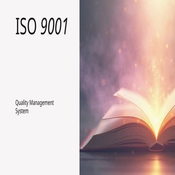 Understanding ISO 9001: A Beginner-Friendly PowerPoint Presentation ...