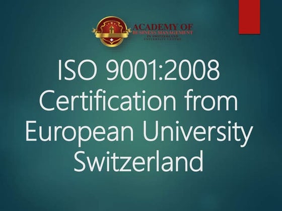 Why ISO 9001 | PDF | Business | Business and Finance