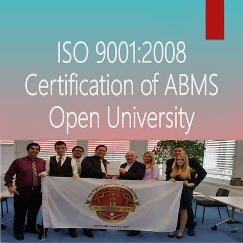 ISO Certification | PPTX