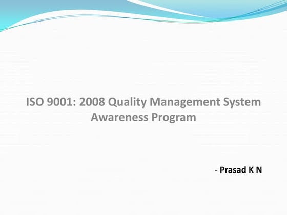 Quality Awareness Training | PPT | Business | Business and Finance