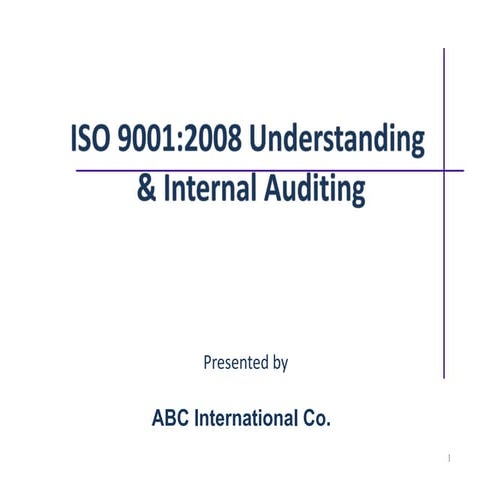 ISO QMS 9001: 2015 clauses | PPTX