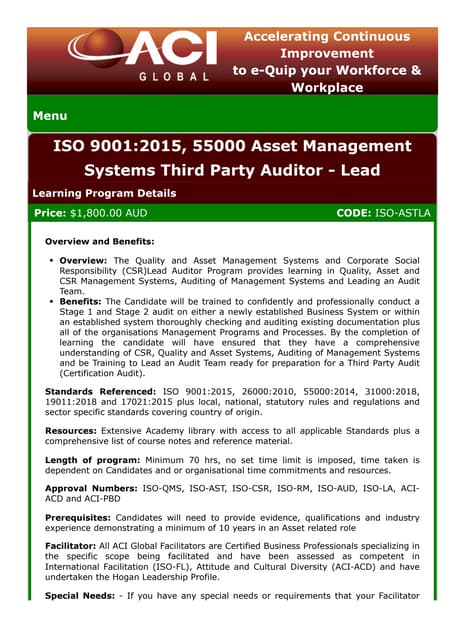 Training and Accreditation on occupation safety and health | PPT