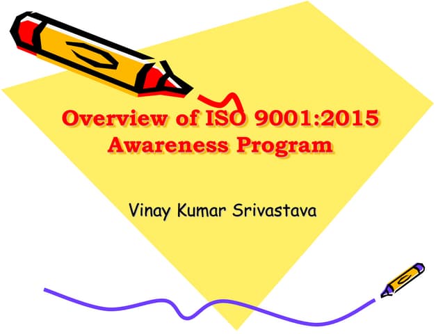 ISO 9001:2015 Awareness Training | PPTX