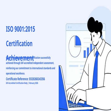 🎉 ISO 9001_2015 Certification AchievementWe are proud to a.pptx