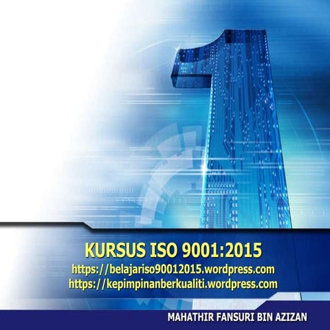 Iso 9001 2015 intro | PPTX