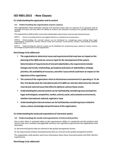 A brief Introduction to ISO 9001 2015-Quality Management System | PPT