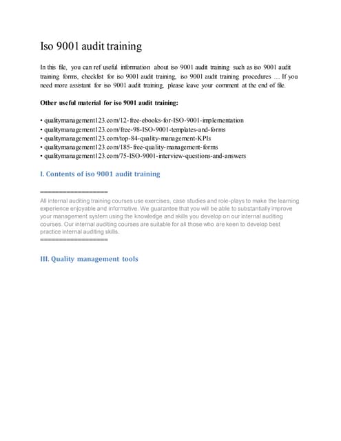 Iso 9001 templates free | DOCX