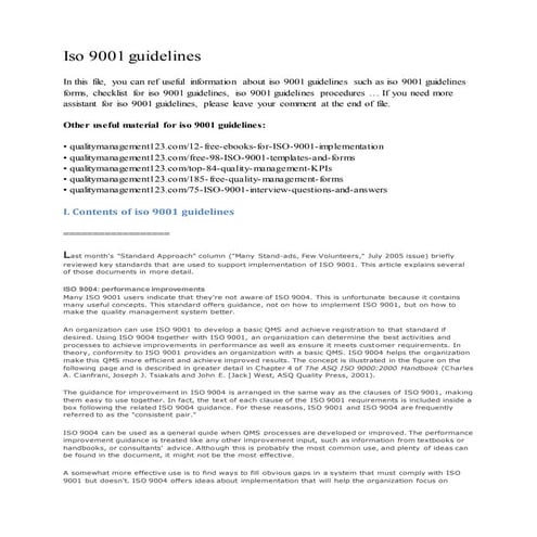 Sabs iso 9001 | DOCX