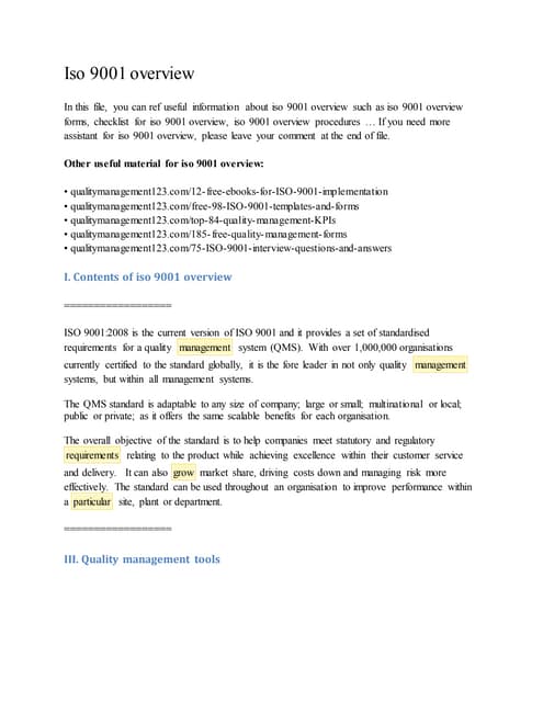 Iso 9001 internal audit | PDF