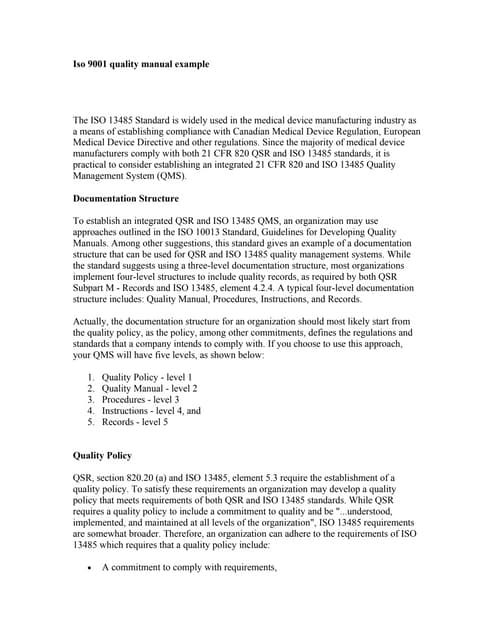 Iso 9001 procedure_for_control_of_document_p-cd_4-2-3 | PDF