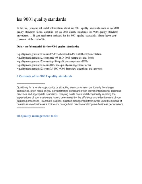 Iso 9001 ireland | PDF