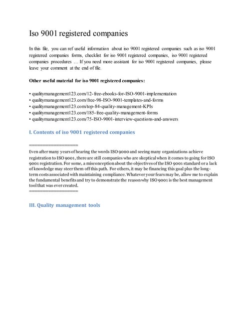 List of iso 9001 certified companies | DOCX | Physics | Science