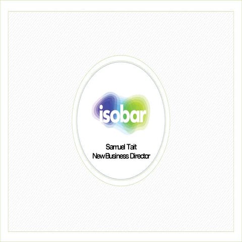 Isobar - Czech Launch Presentation 2009 | PDF