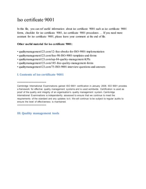 Lead auditor iso 9001 | PDF