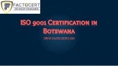 ISO 27001 Certification in Botswana | PDF