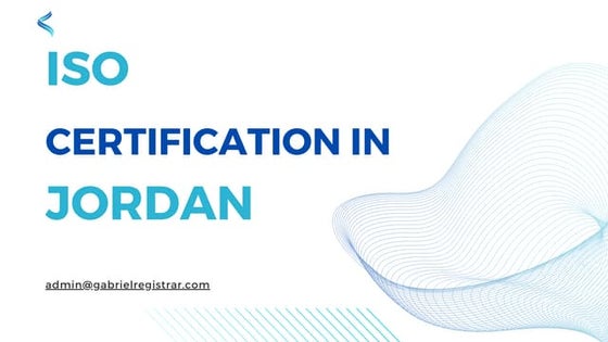 ISO Certification in Jordan | PPT