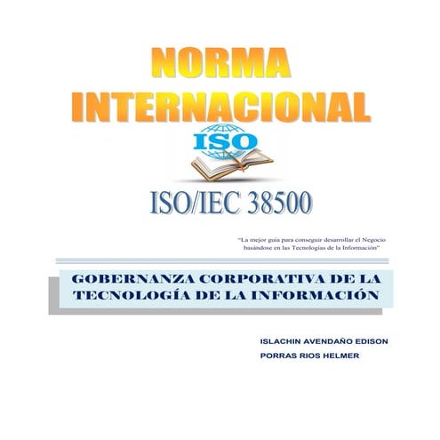 ISO IEC 38500 | PDF