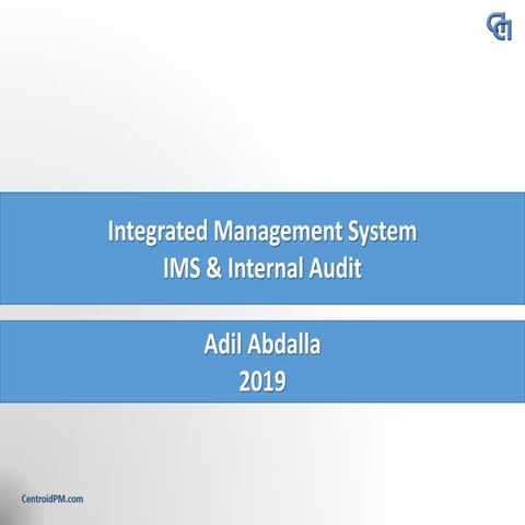 ISO IMS | PDF | Business | Business and Finance