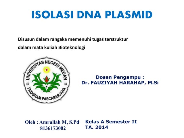 Isolasi DNA | PPTX