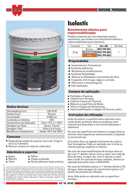 Tela Isotermica (Ficha Tecnica) | PDF