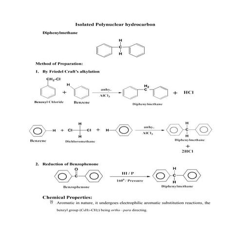 Isolated-Polynuclear-hydrocarbon.pptx POC-II | PPTX