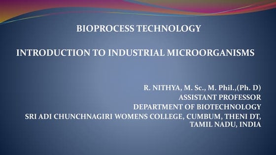 Screening of industrial microorganisms | PPTX | Chemistry | Science