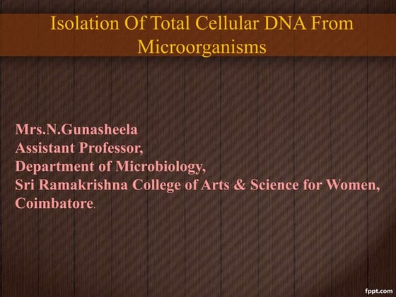 Methods of enzyme isolation and purification | PPT