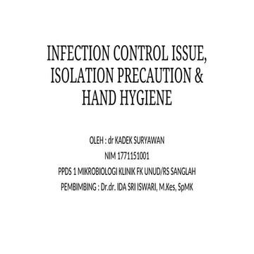 ISOLATION PRECAUTION And HAND HYGIENE.ppt