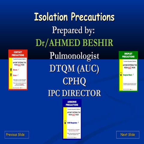 Isolation precautions in clinical practice | PPT