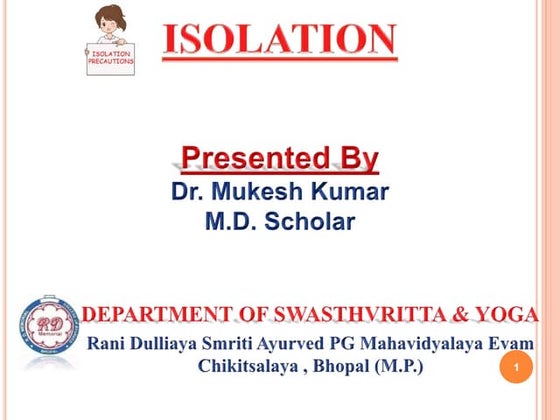 Reverse Barrier Nursing Neutropenic care | PPTX