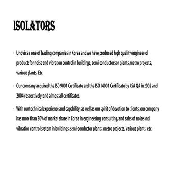 Isolators | PDF