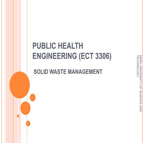 ISOLID WASTE MANAGEMENT Civil engineering.pptx