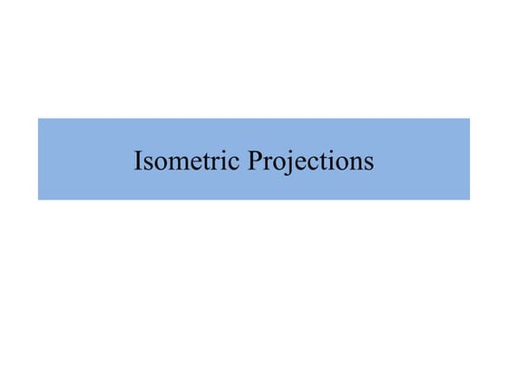 Isometric View of an Object | PPT