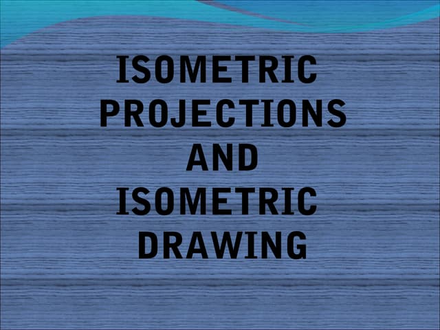 Isometric drawing | PDF