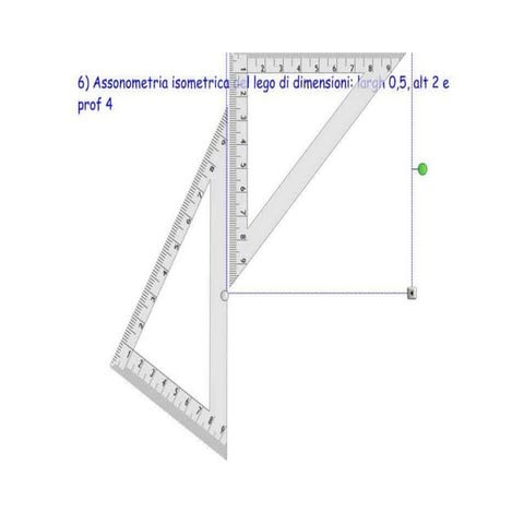 Isometrica lego largo 0,5cm, alto 2cm, profondo 4cm | PPTX
